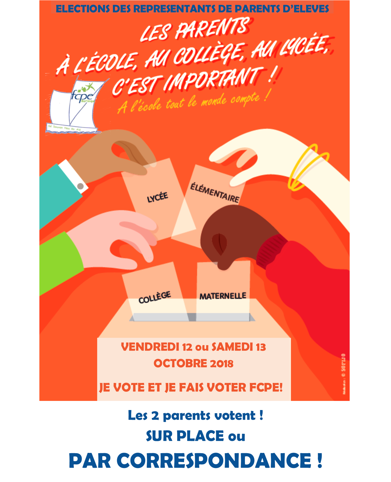 Elections des délégués de parents d'élèves | FCPE